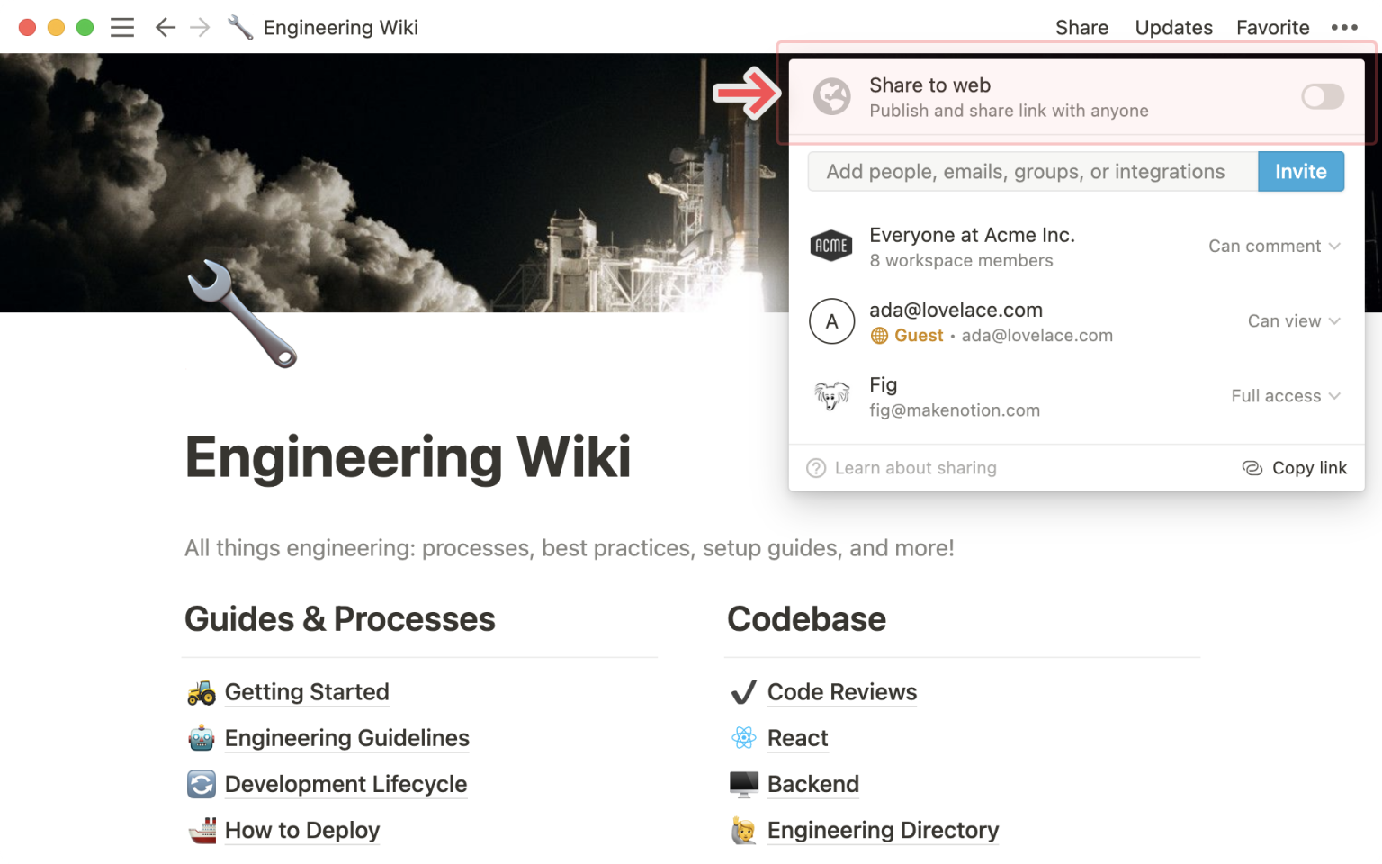 如何使用Notion分享功能：个人&企业版教程 - TECH笔记